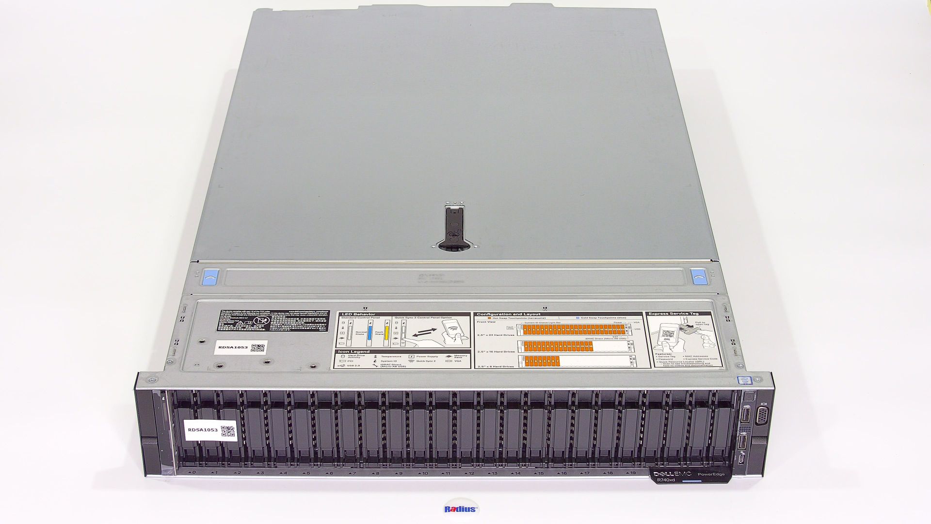 DELL Poweredge R740xd Sunucu - Xeon Silver 4210R 128GB RAM | Rack Depo